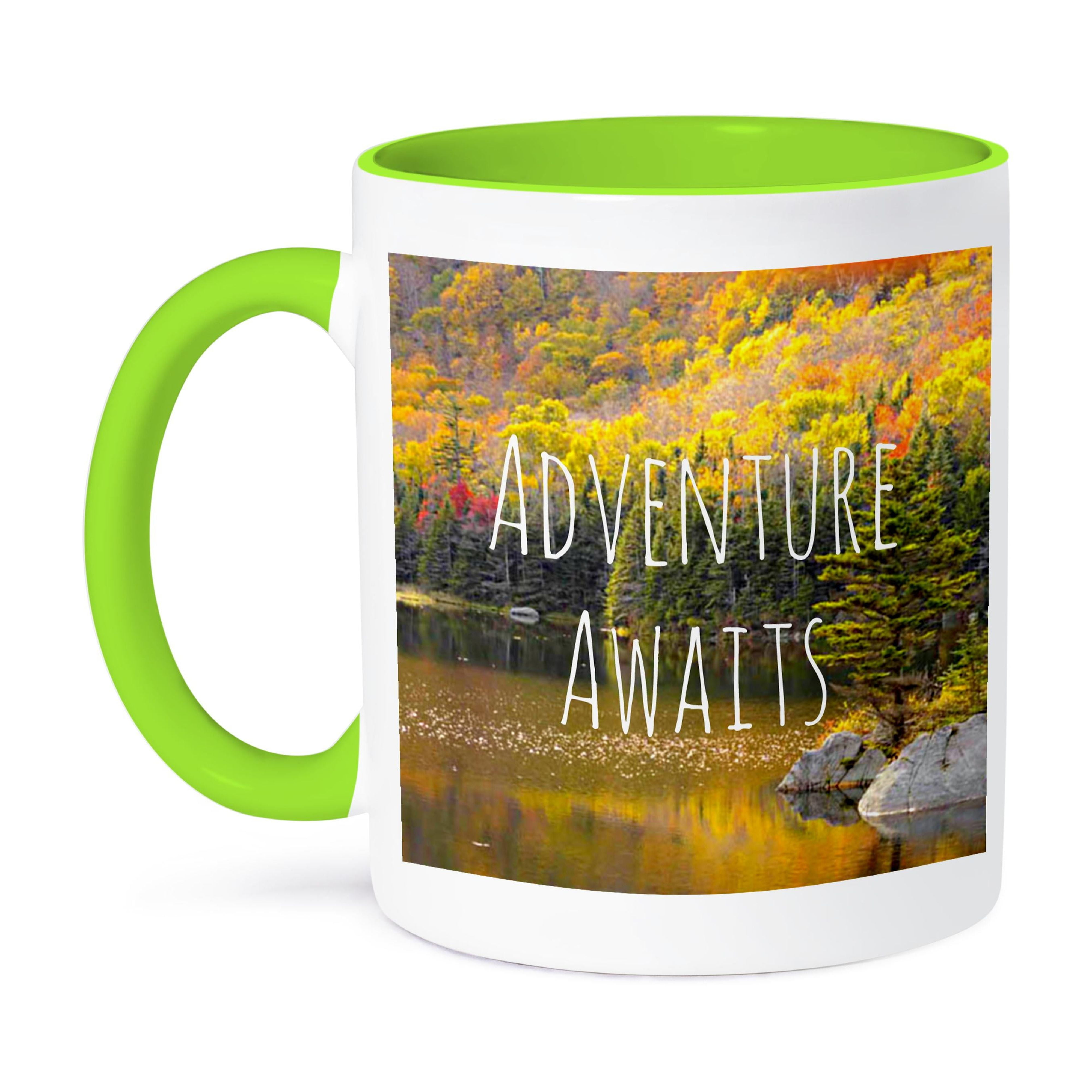 3dRose, Adventure Awaits - Life Inspiring Motivational words - autumn ...