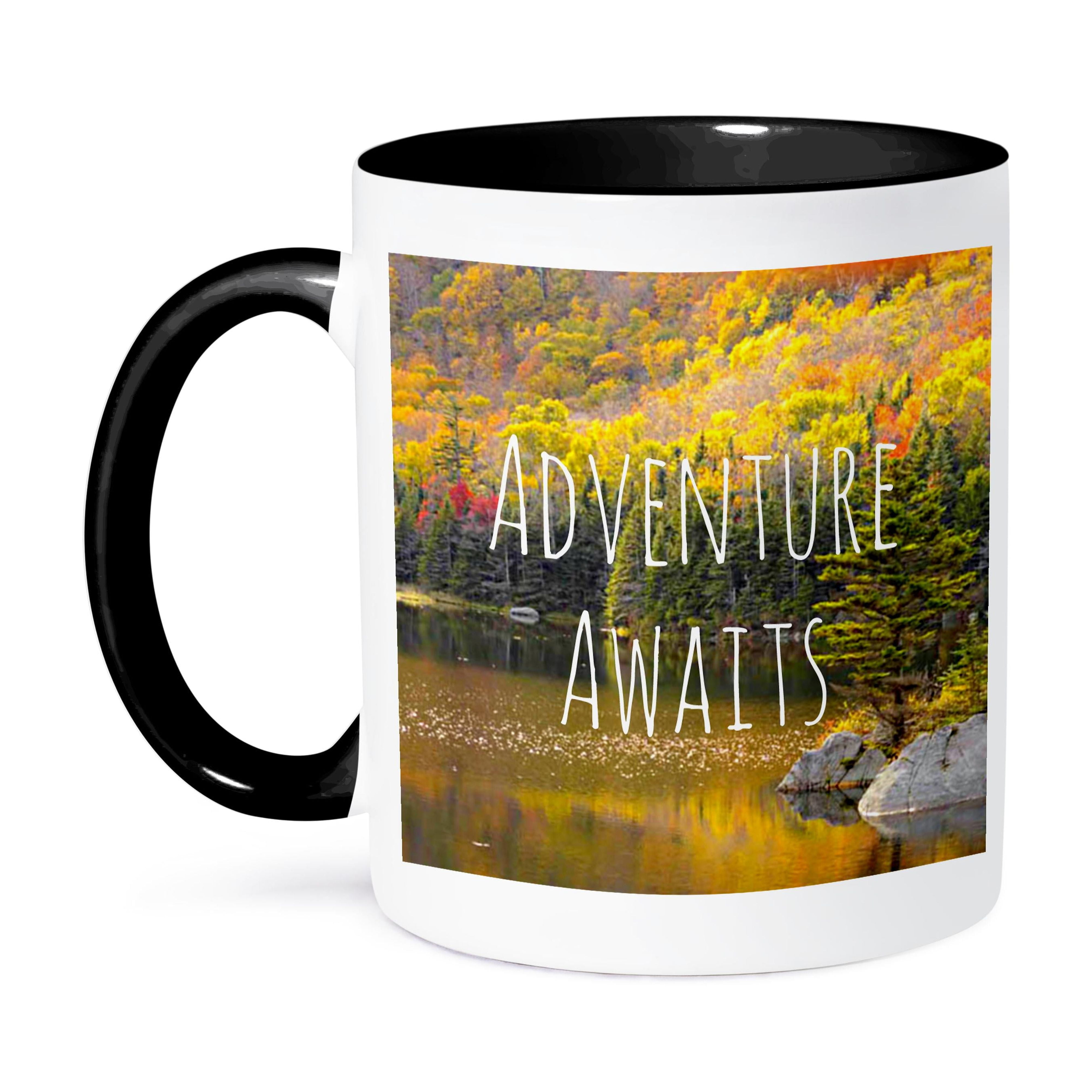 3dRose, Adventure Awaits - Life Inspiring Motivational words - autumn ...