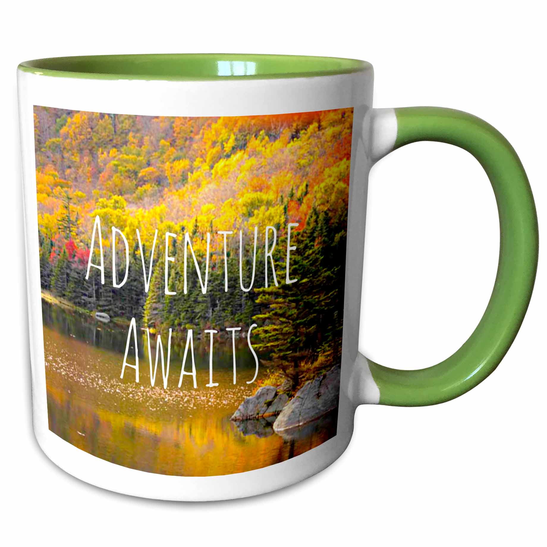 Adventure Awaits - Life Inspiring Motivational words - autumn forest ...