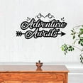 Adventure Awaits - Life Motivational Quote Inspirational Quotes Wall ...