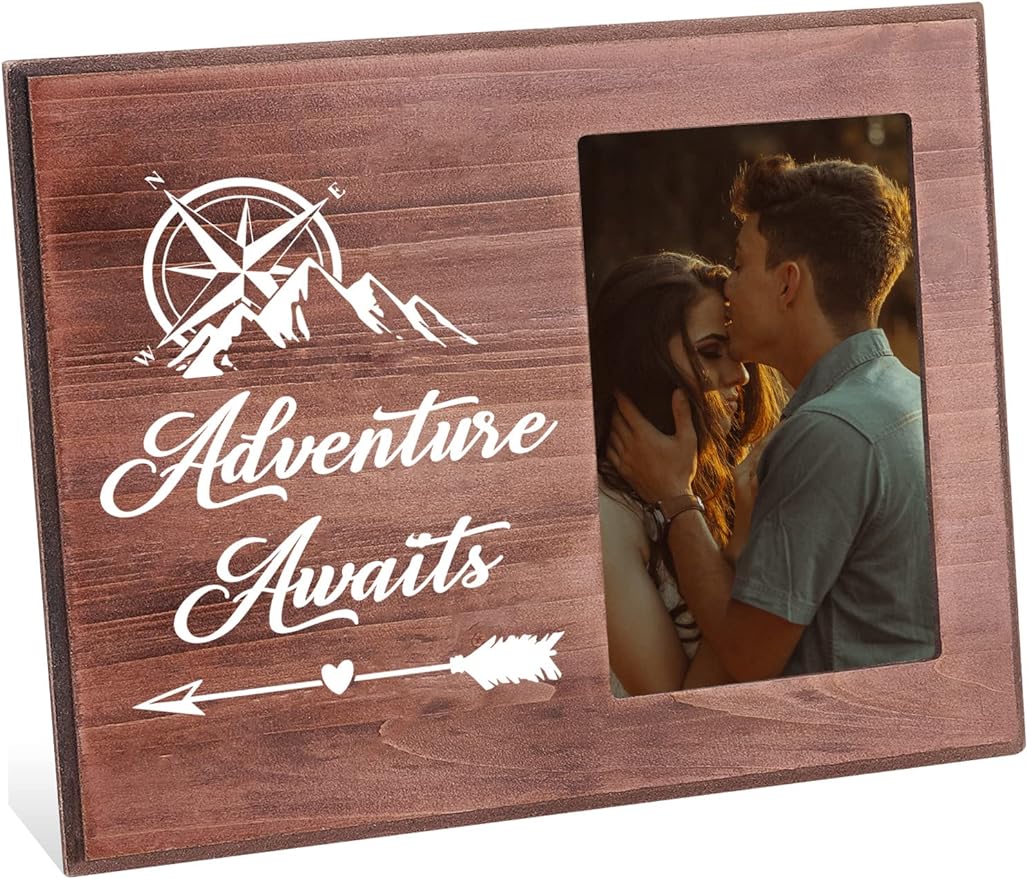 Adventure Awaits Picture Frame 4x6inch - Walmart.com