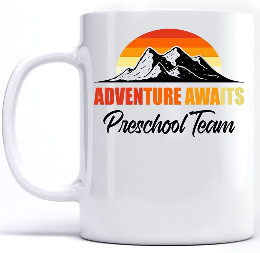 Adventure Awaits Preschool Team Mug, Back to School Preschool Adventure ...
