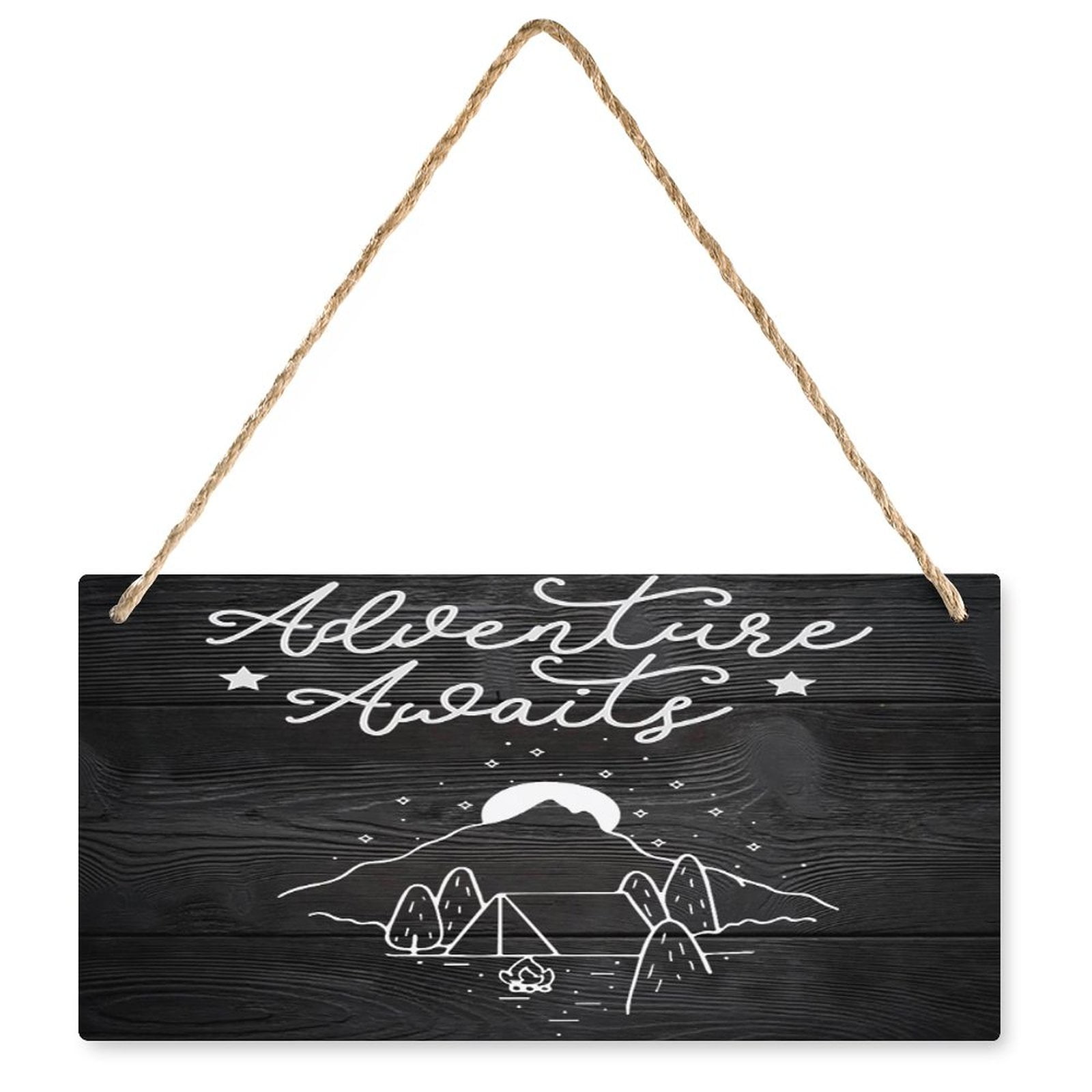 Adventure Awaits Tent Camping Svg Camping Adventures Svg Hanging Wood ...