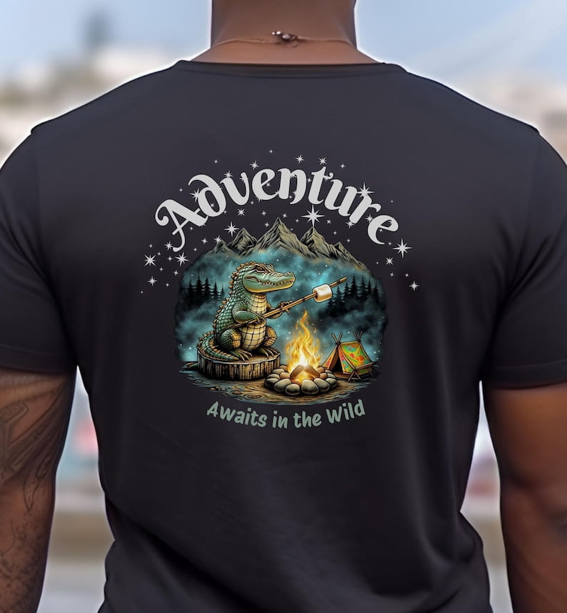 Adventure Awaits Unisex Tee, Camping Shirt, Nature Lover Gift, Hiking ...