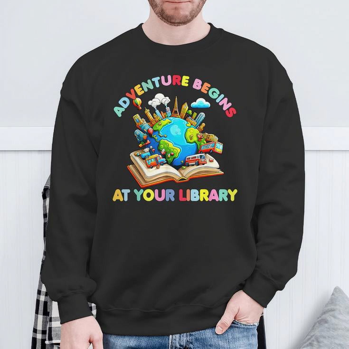 Adventure Begins At Your Library Summer Reading 2024 Earth Sweatshirt ...