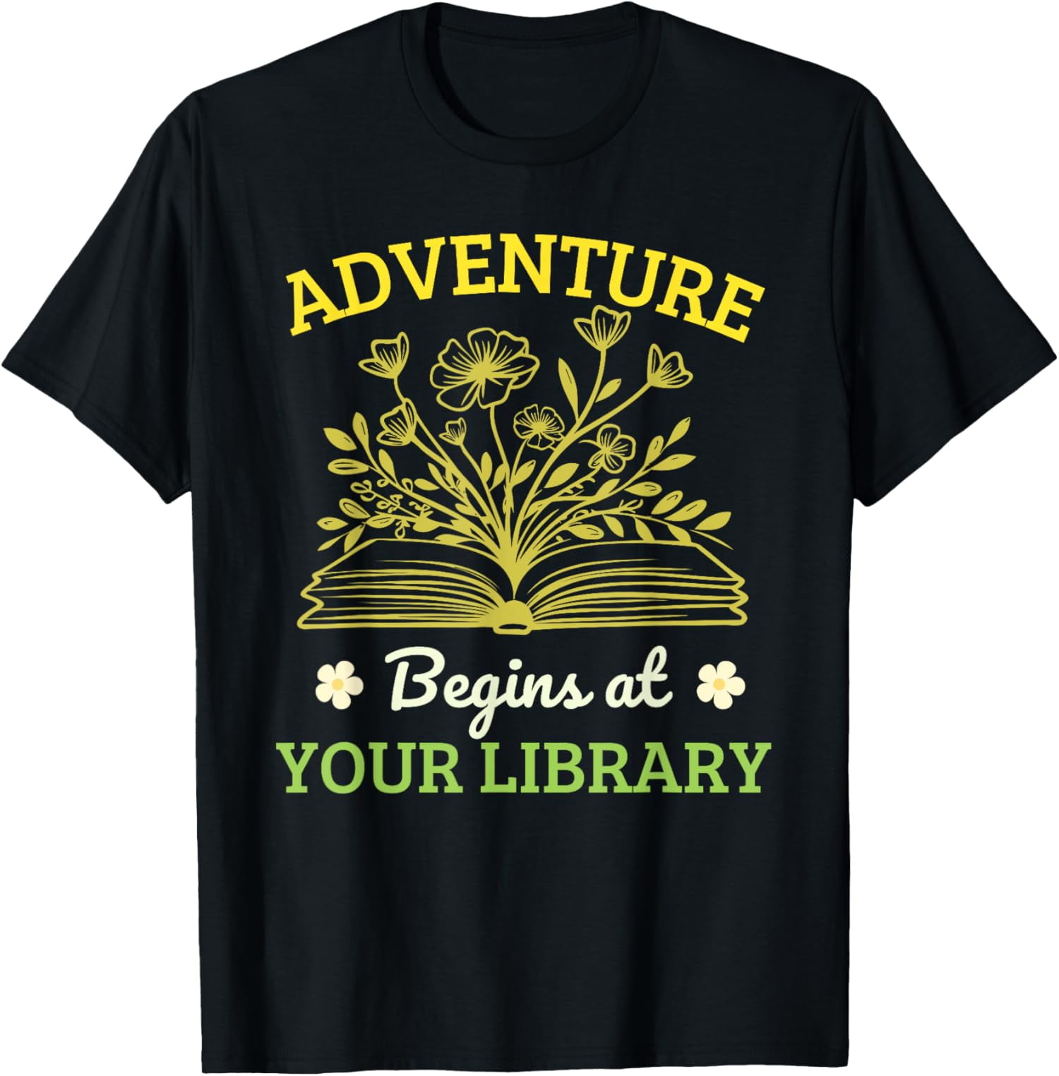 Adventure Begins At Your Library Summer Reading 2024, T-Shirt - Walmart.com