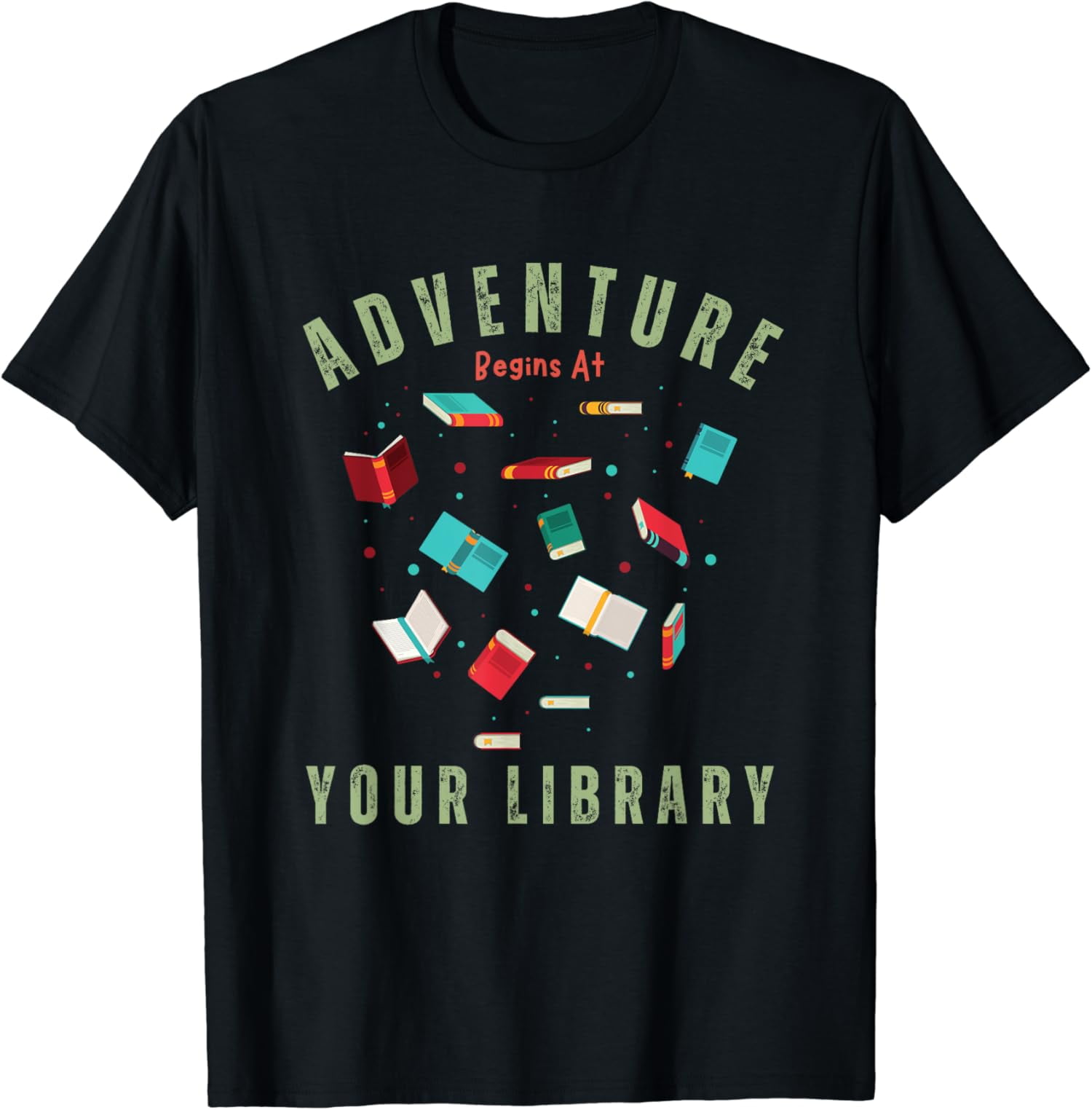 Adventure Begins At Your Library Summer Reading Program 2024 T-Shirt ...
