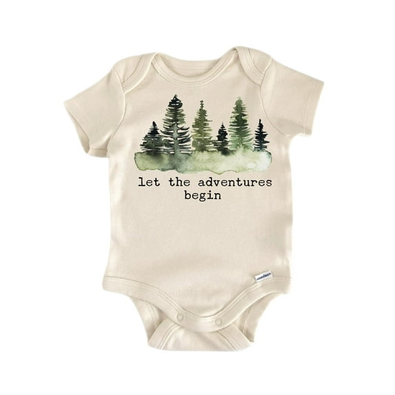 Adventure Begins Newborn Baby Bodysuit - Walmart.com