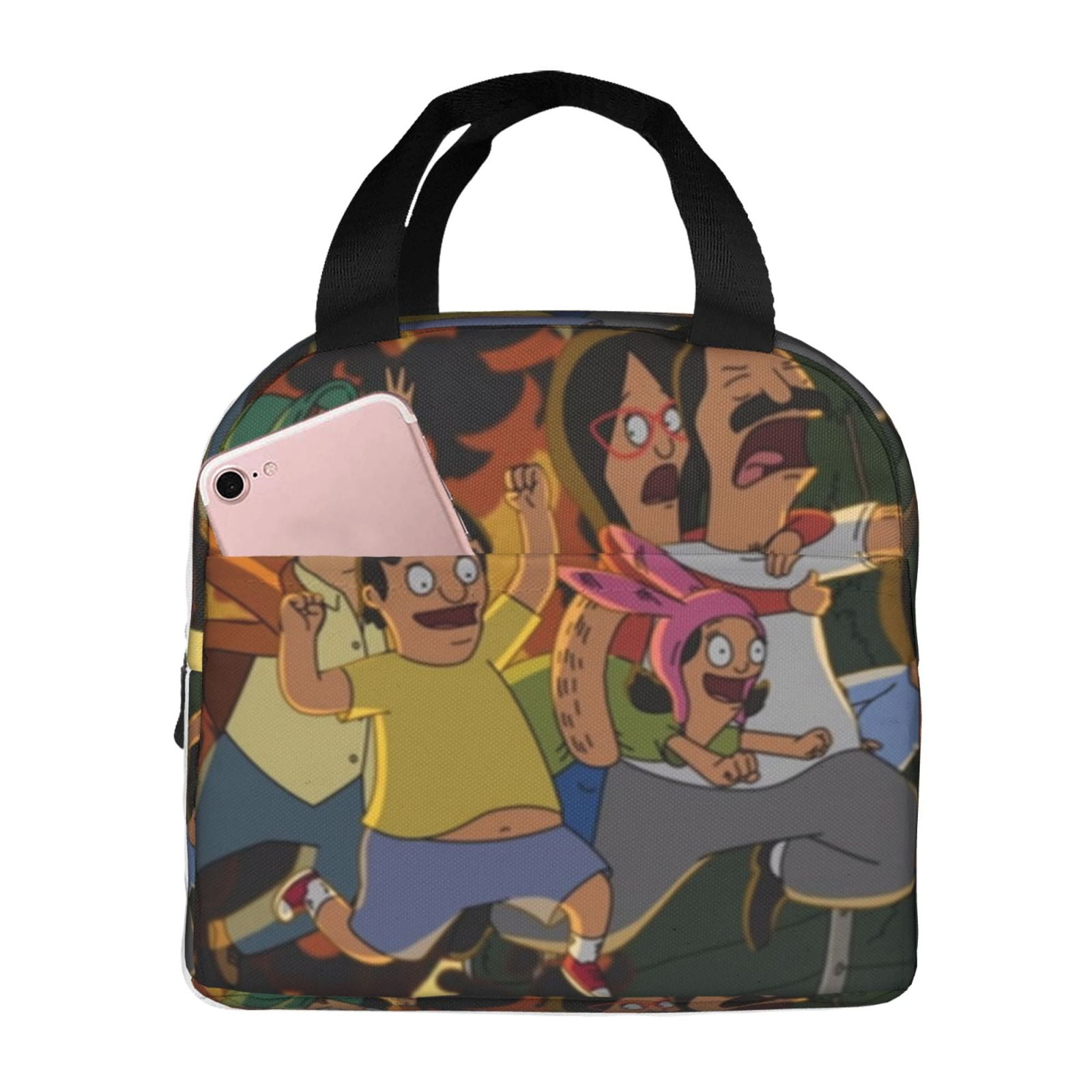 Adventure Bob's Burgers Portable Lunch Bag Reusable Lunch Box Insulated ...