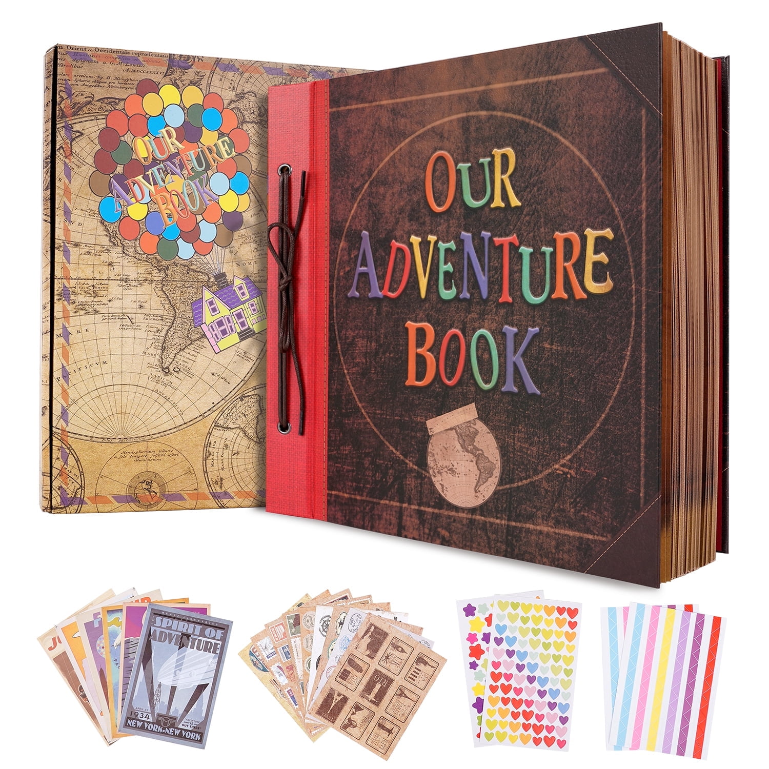 JIMBON Our Adventure Book 12.3"x12.1" Multicolor Paper Adventure ...