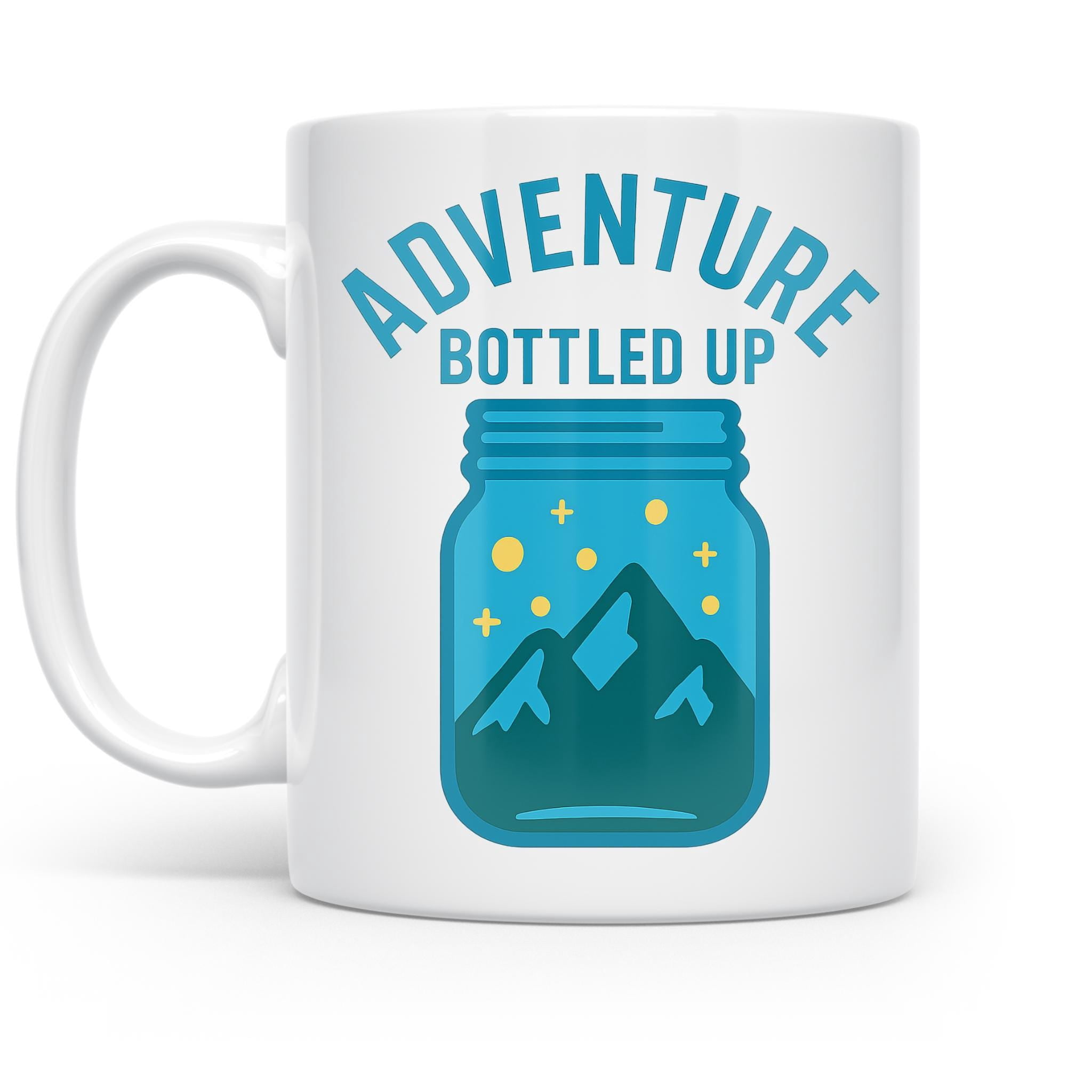 Adventure Bottled Up 11 oz Coffee Mug - Fun Gift for Nature Lovers ...