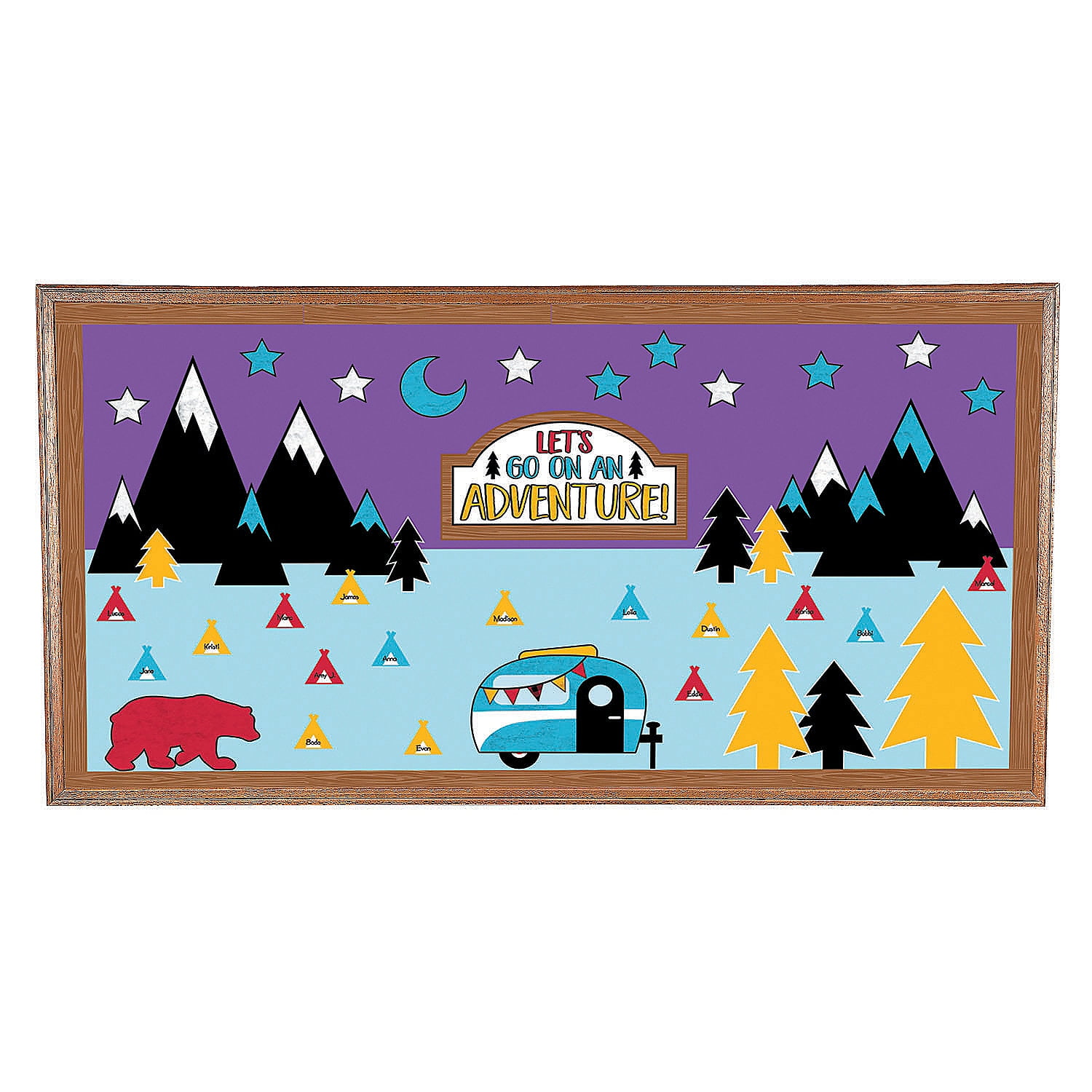 Adventure Bulletin Board Set - Educational - 284 Pieces - Walmart.com