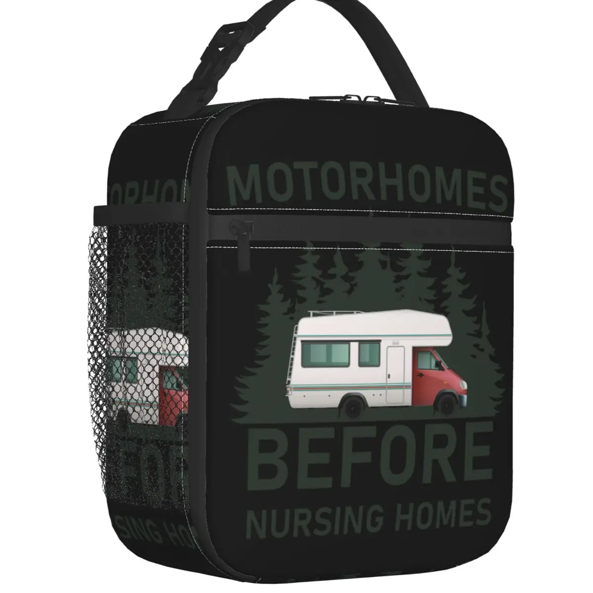 Adventure Camper Happy Camp Insulated Lunch Bag Women Portable RV Van ...