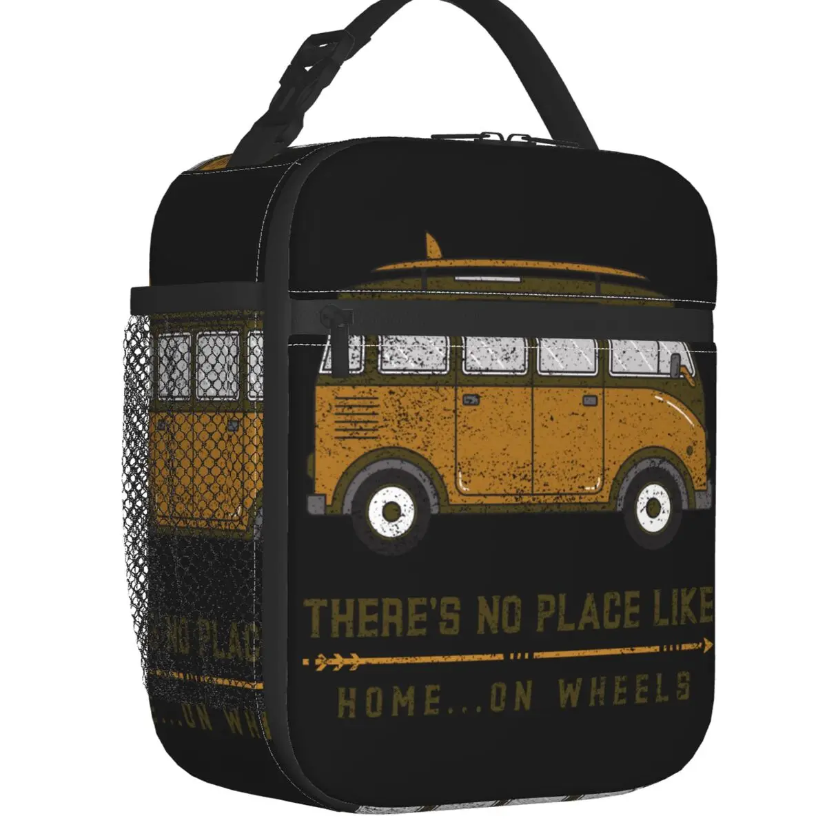 Adventure Camper Happy Camp Insulated Lunch Bag Women Portable RV Van ...