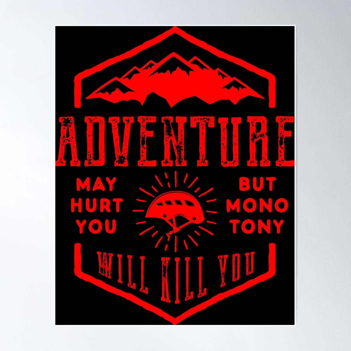 Adventure Camping Hiking Poster Wall Art, Modern Wall Decor For Living ...