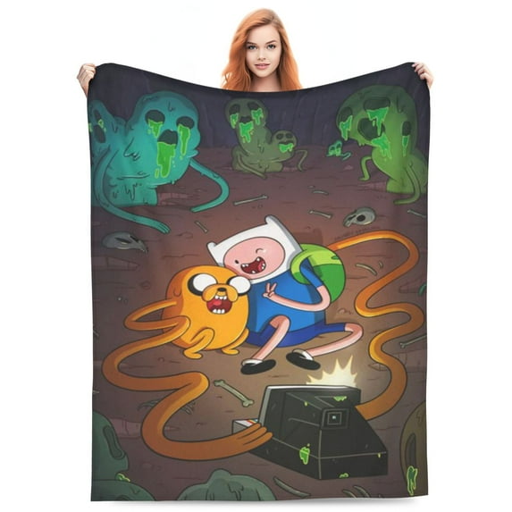 Adventure Cartoon Blankets Time Lightweight Throw Blanket Soft Fleece ...