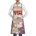 Adventure Cartoon Time Aprons Waterproof Adjustable Aprons Bib Mothers ...