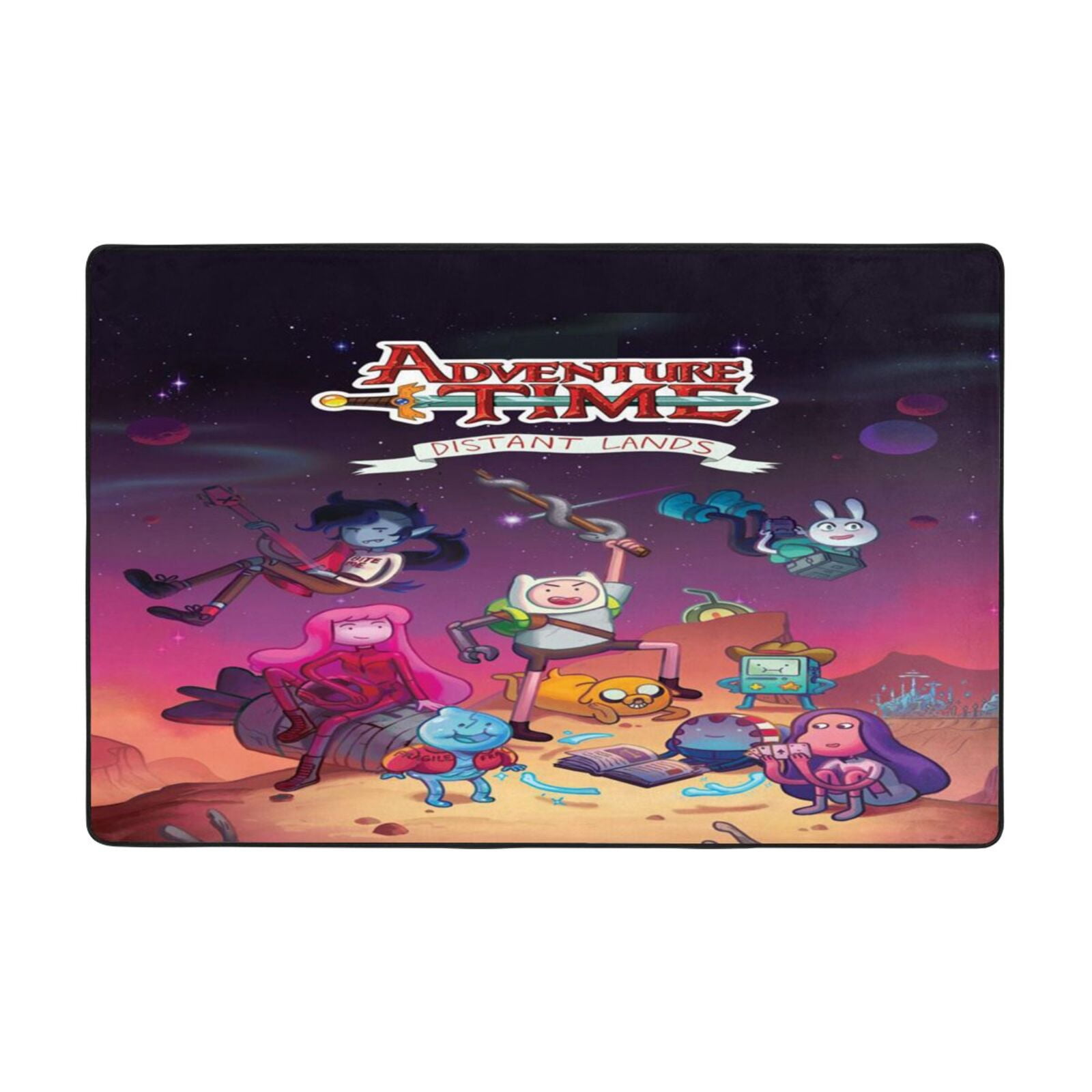 Adventure Cartoon Time Area Rug Cartoon Rug Modern 3D Digital Print ...