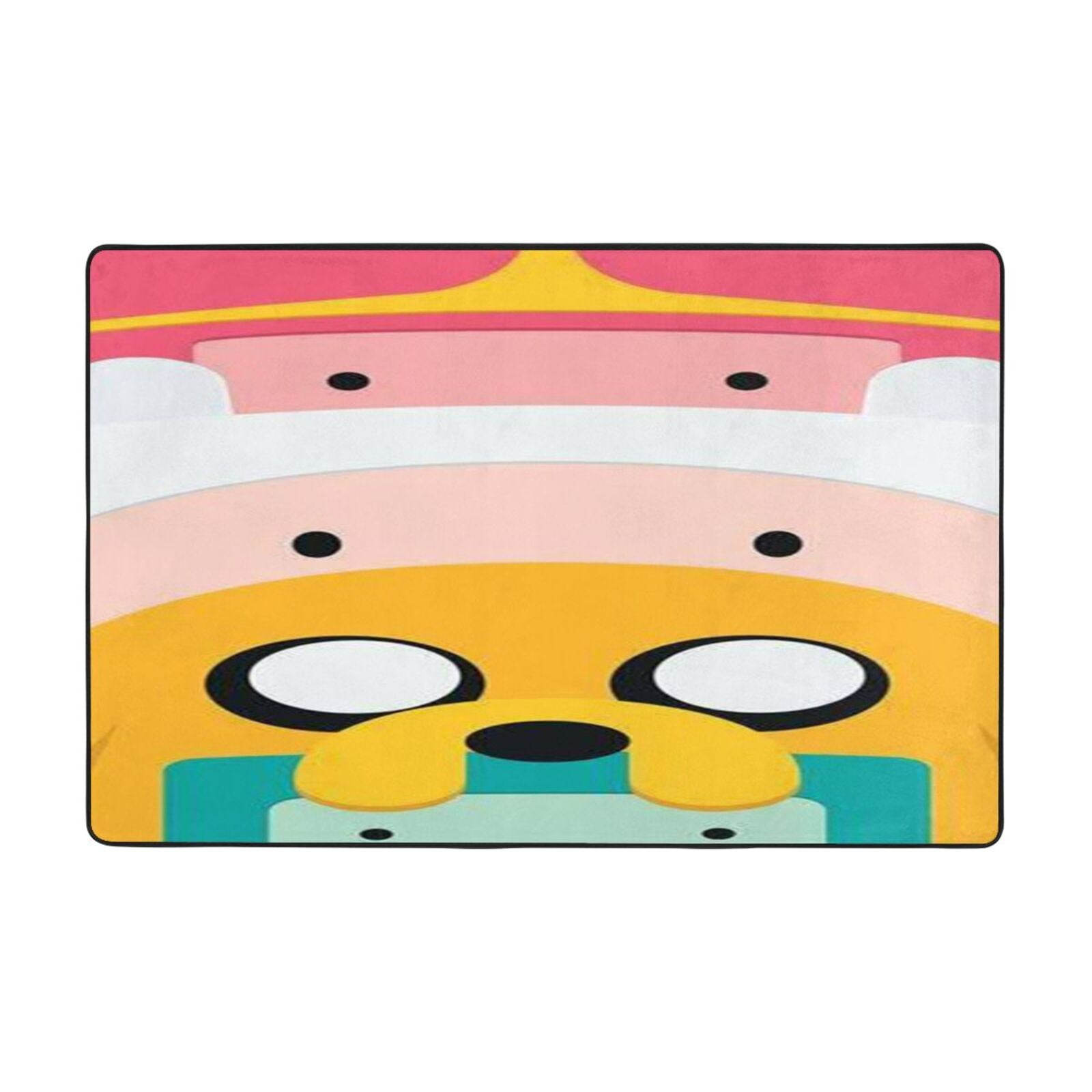 Adventure Cartoon Time Area Rug Cartoon Rug Modern 3D Digital Print ...