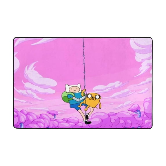 Adventure Cartoon Time Area Rug Cartoon Rug Modern 3D Digital Print ...
