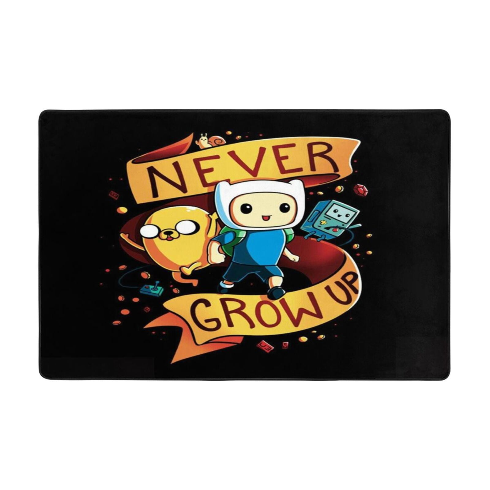Adventure Cartoon Time Area Rug Cartoon Rug Modern 3D Digital Print ...
