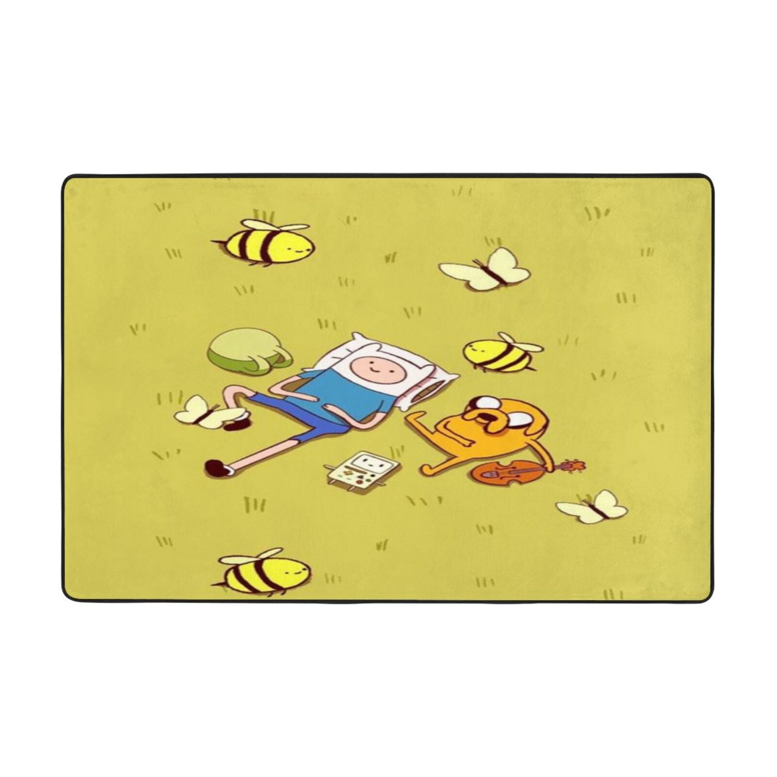 Adventure Cartoon Time Area Rug Cartoon Rug Modern 3D Digital Print ...