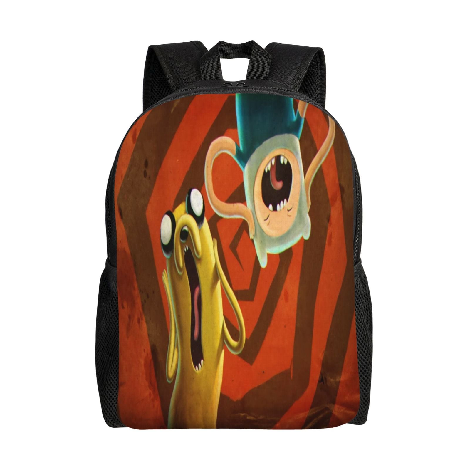 Adventure Cartoon Time Backpack 16 Inch Bookbag Travel Laptop Bag-Great ...