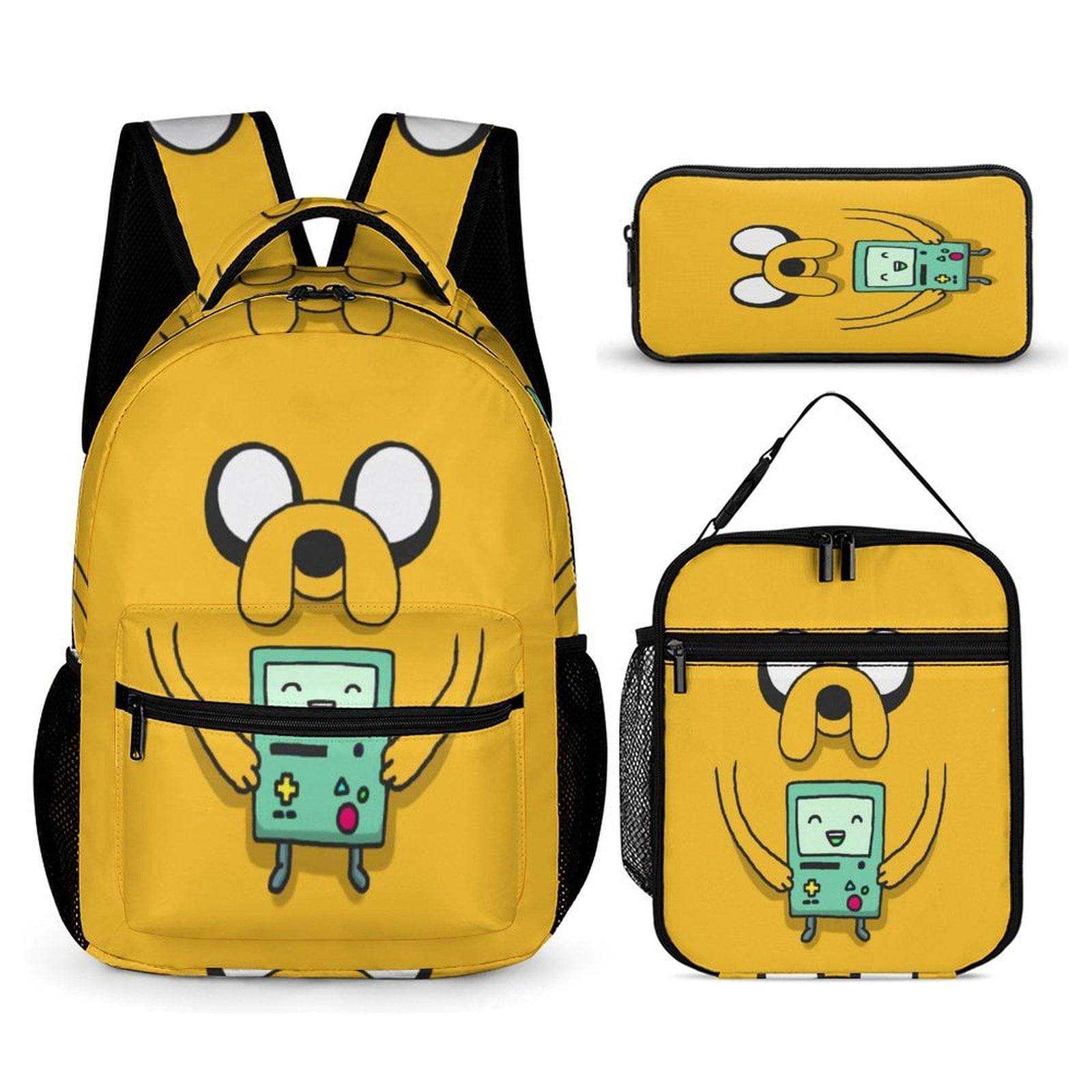 Adventure Cartoon Time Backpack Set with Pocket Backpacks with Pencil ...