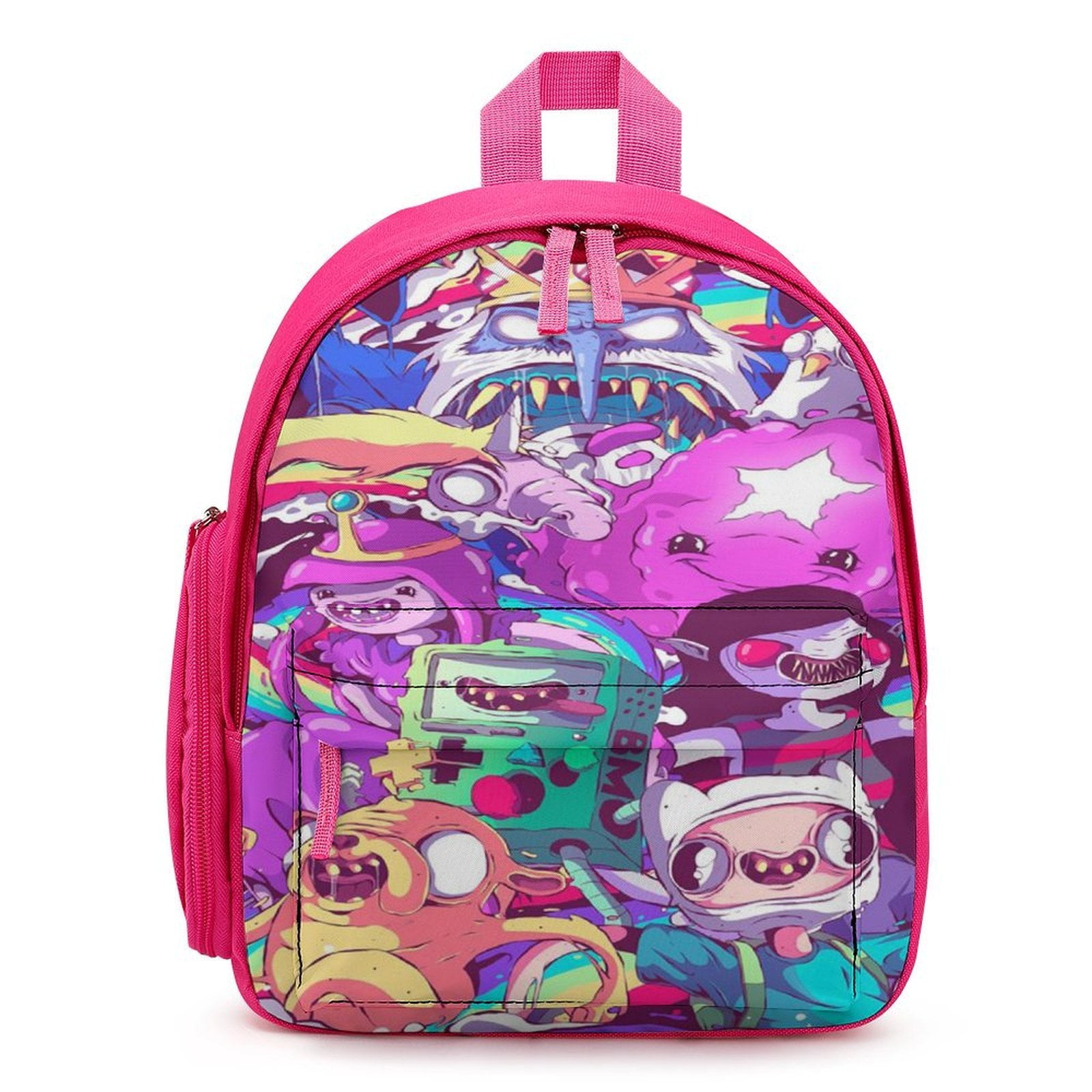 Adventure Cartoon Time Backpack for Men Women Small Backpack with Front ...