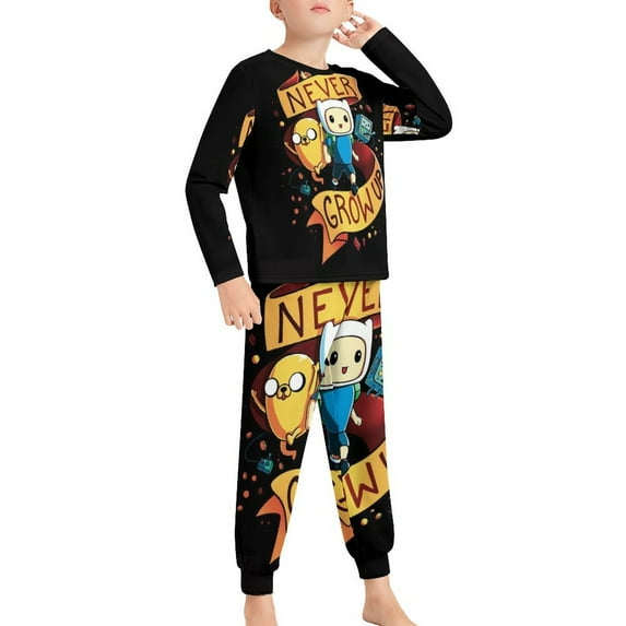 Adventure Cartoon Time Costumes T Shirt Set Crewneck Tee Shirt Pants ...