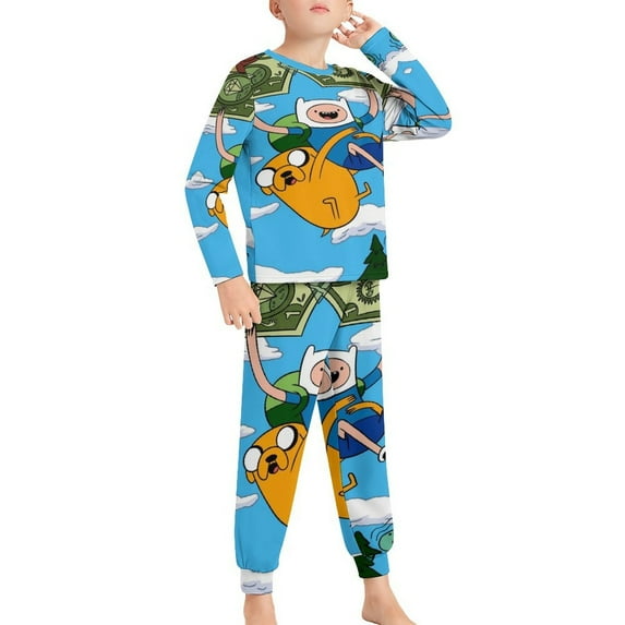 Adventure Cartoon Time Costumes T Shirt Set Crewneck Tee Shirt Pants ...