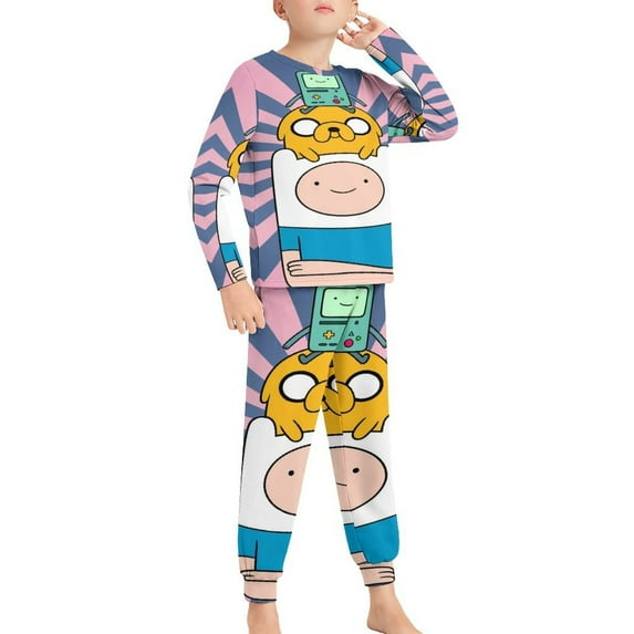 Adventure Cartoon Time Costumes T Shirt Set Crewneck Tee Shirt Pants ...