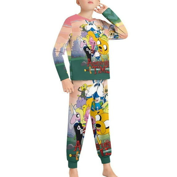 Adventure Cartoon Time Costumes T Shirt Set Crewneck Tee Shirt Pants ...