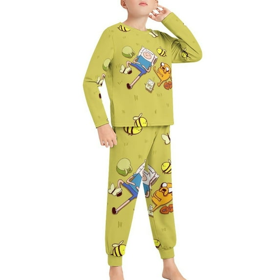 Adventure Cartoon Time Costumes T Shirt Set Crewneck Tee Shirt Pants ...