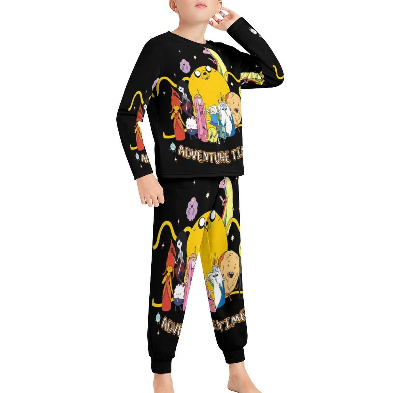 Adventure Cartoon Time Costumes T Shirt Set Crewneck Tee Shirt Pants ...