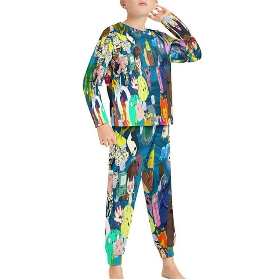 Adventure Cartoon Time Costumes T Shirt Set Crewneck Tee Shirt Pants ...