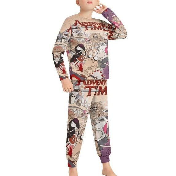 Adventure Cartoon Time Costumes T Shirt Set Crewneck Tee Shirt Pants ...