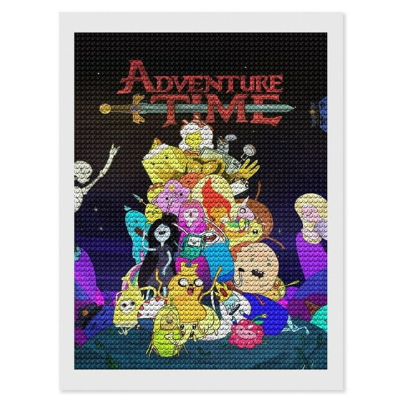 Adventure Cartoon Time Diamond Art Kits for Adults Kids,DIY 5D Round ...