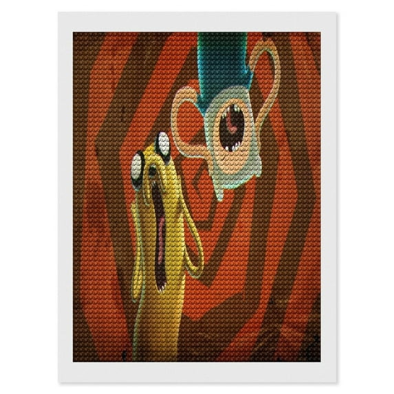 Adventure Cartoon Time Diamond Art Kits for Adults Kids,DIY 5D Round ...