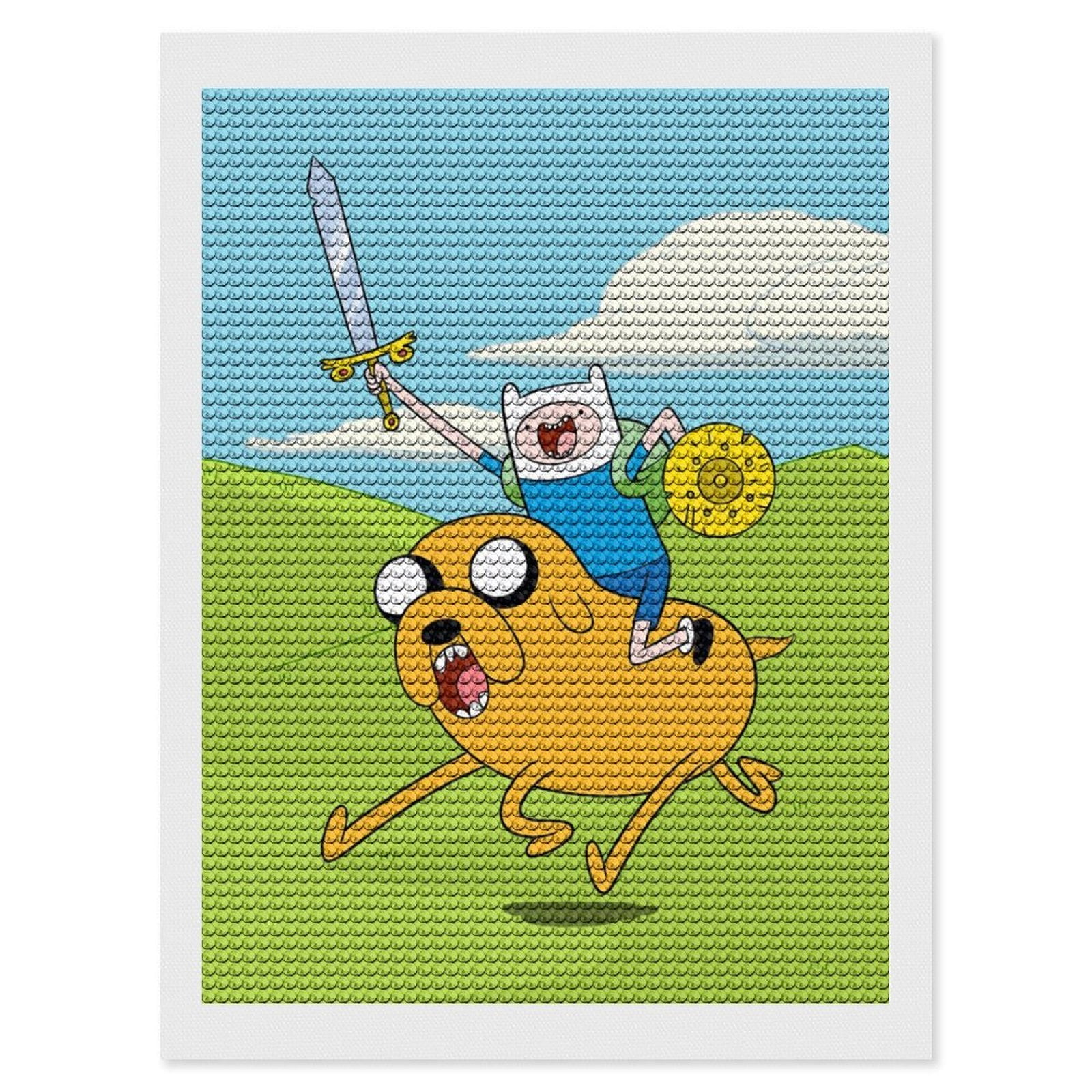 Adventure Cartoon Time Diamond Art Kits for Adults Kids,DIY 5D Round ...