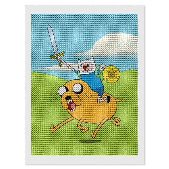 Adventure Cartoon Time Diamond Art Kits for Adults Kids,DIY 5D Round ...