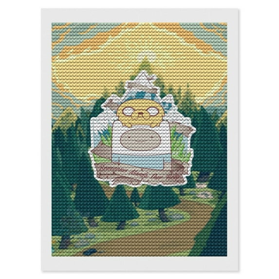 Adventure Cartoon Time Diamond Art Kits for Adults Kids,DIY 5D Round ...