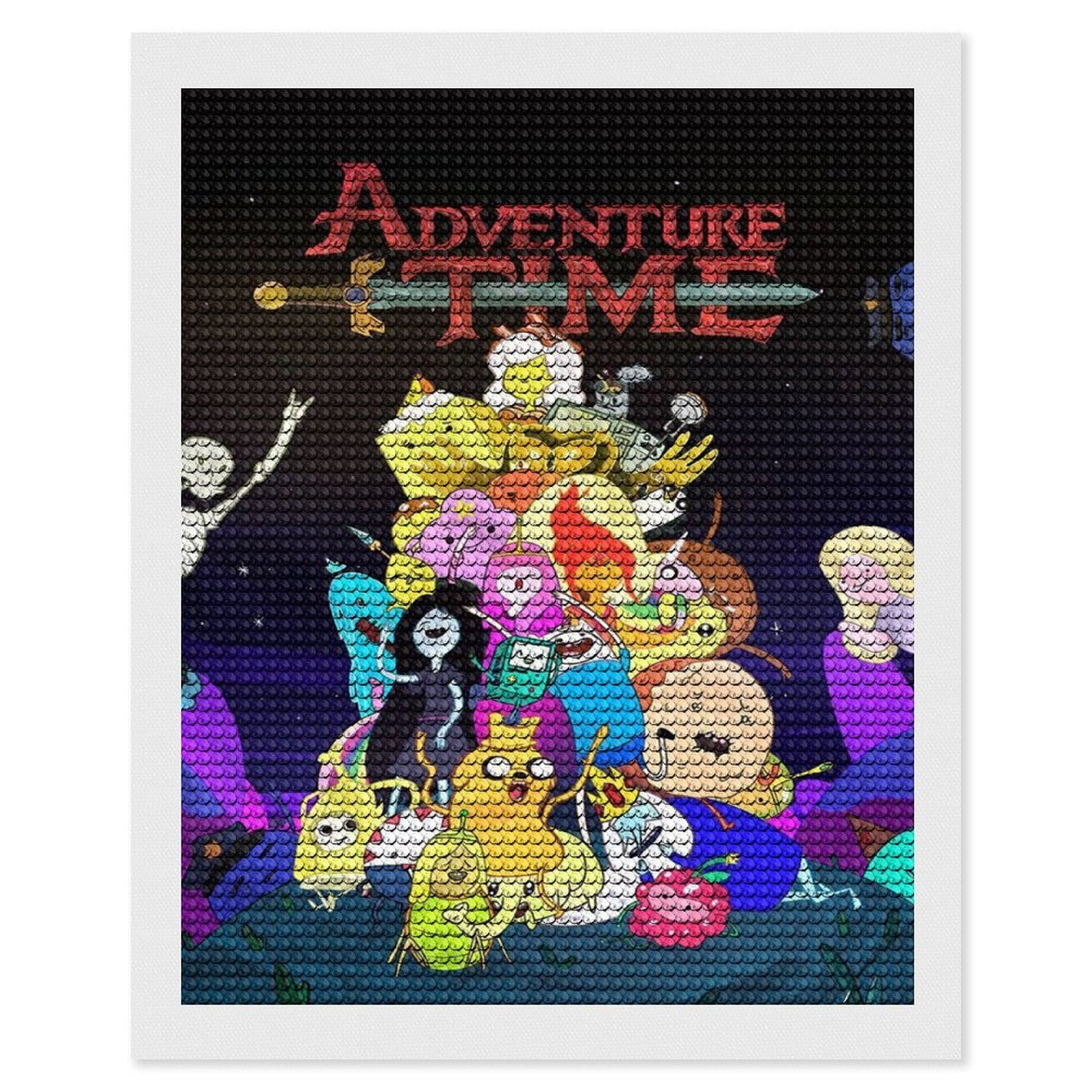 Adventure Cartoon Time Diamond Art Kits for Adults Kids,DIY 5D Round ...