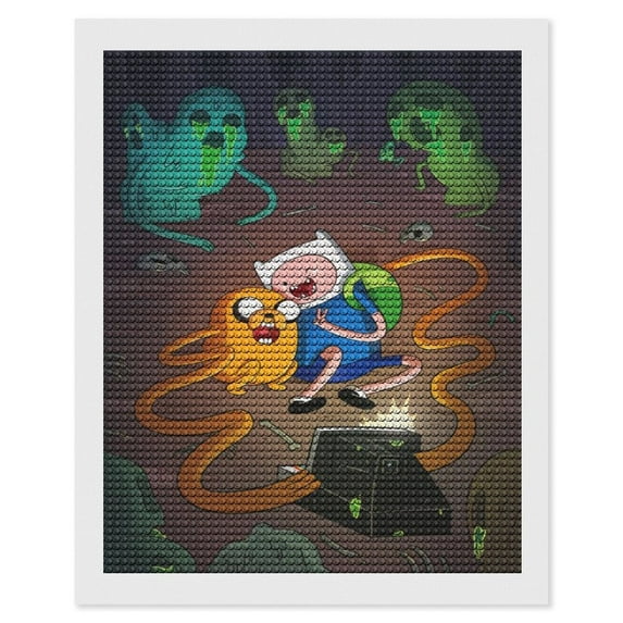 Adventure Cartoon Time Diamond Art Kits for Adults Kids,DIY 5D Round ...