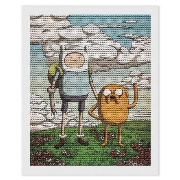 Adventure Cartoon Time Diamond Art Kits for Adults Kids,DIY 5D Round ...