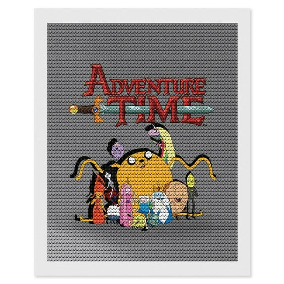 Adventure Cartoon Time Diamond Art Kits for Adults Kids,DIY 5D Round ...