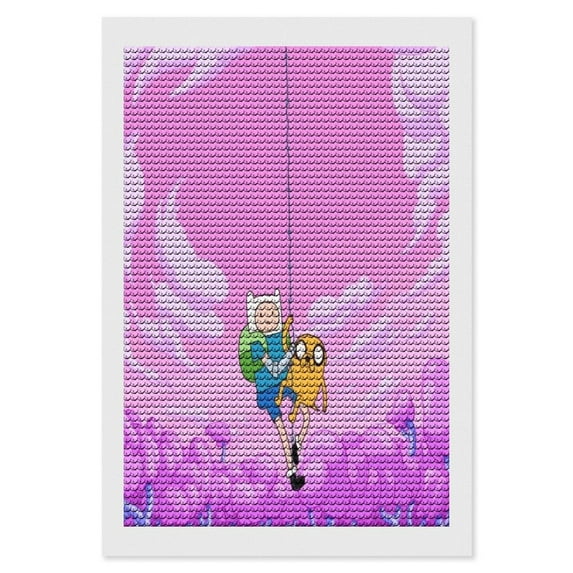 Adventure Cartoon Time Diamond Art Kits for Adults Kids,DIY 5D Round ...