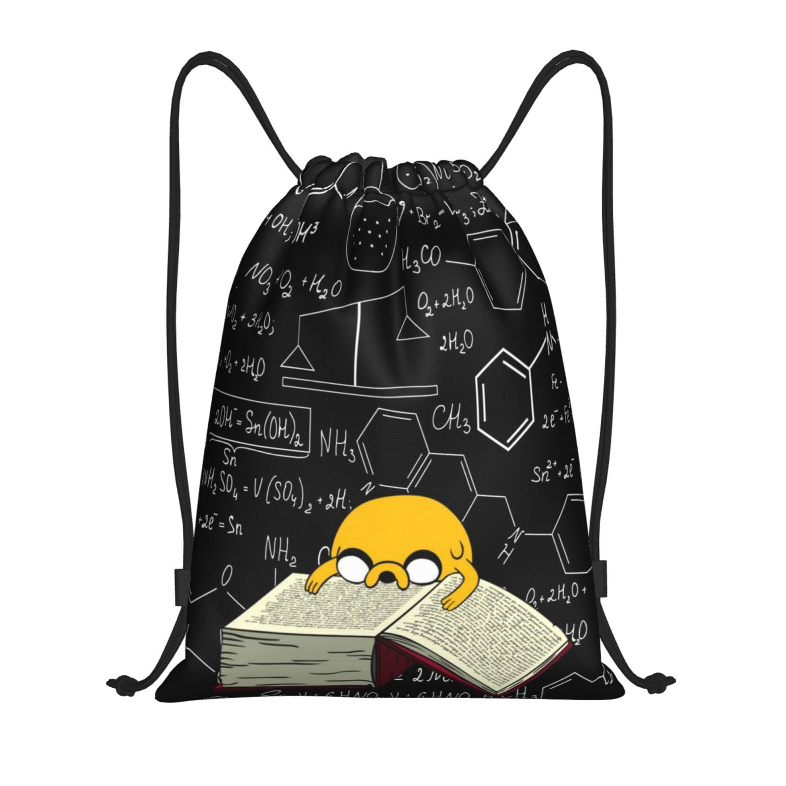 Adventure Cartoon Time Drawstring Bags Large Capacity Shopping Bag ...