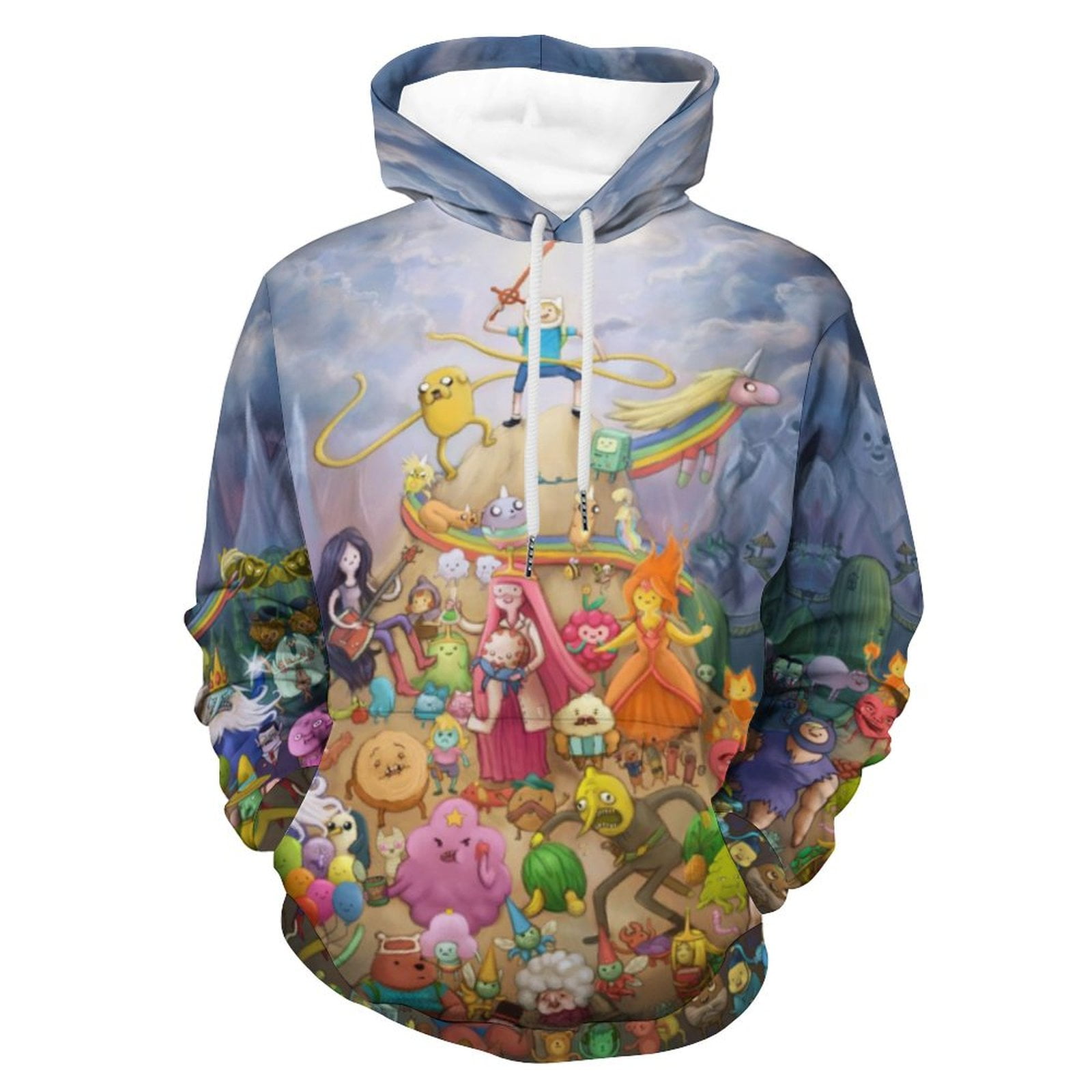 Adventure Cartoon Time Hoodie Costume Cosplay Sweatshirt Sweater 3D ...