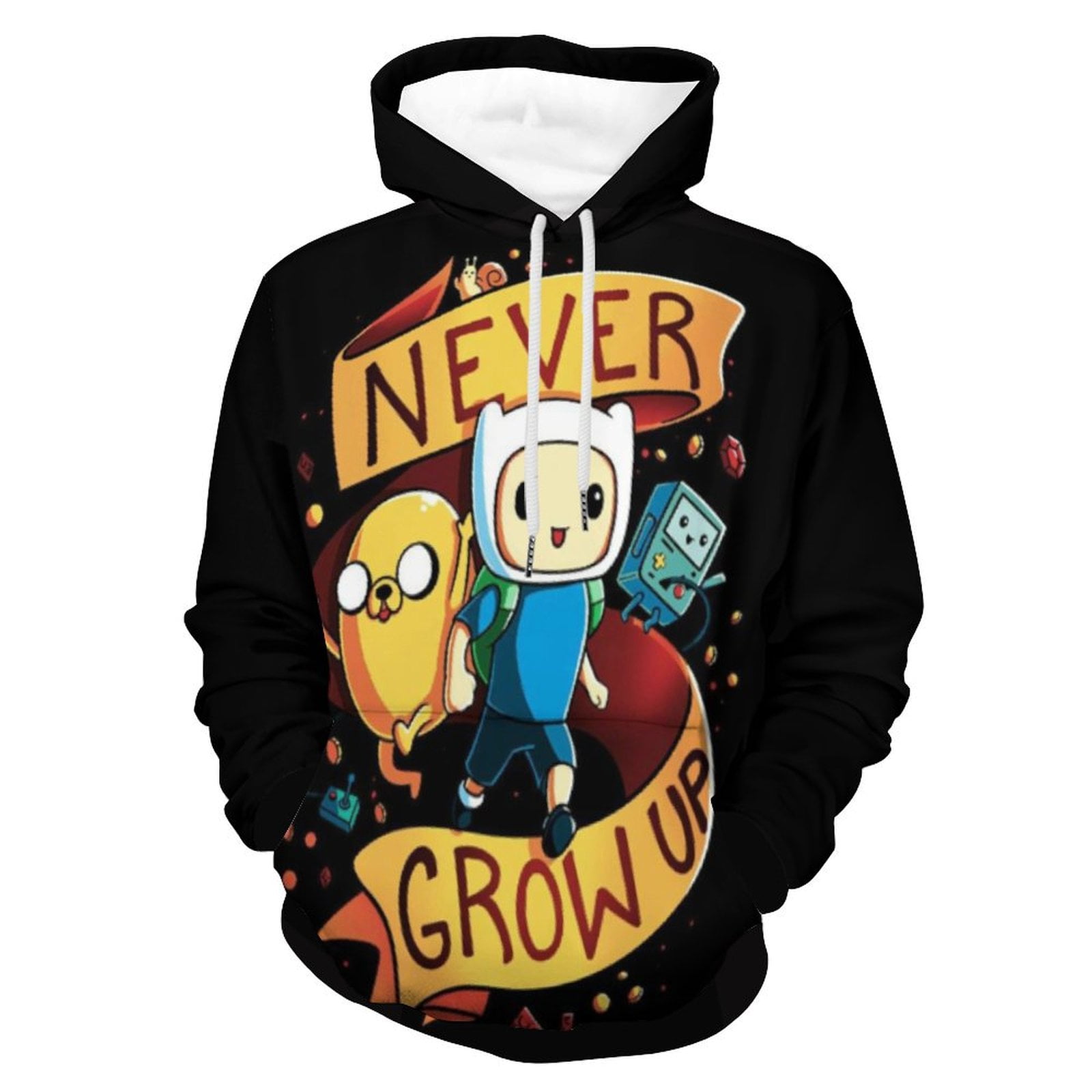 Adventure Cartoon Time Hoodie Costume Cosplay Sweatshirt Sweater 3D ...
